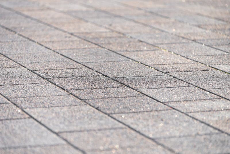 Vintage Stone Tile Road without People Stock Image - Image of abstract ...