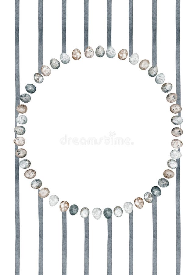 Vintage Striped Frame with Blue Lines Stock Illustration - Illustration ...