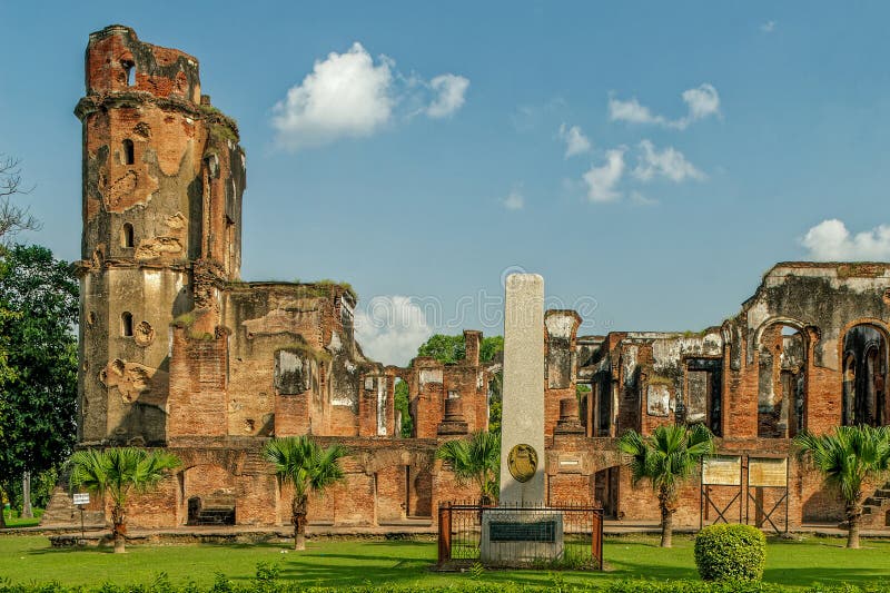Vintage Structures of British Residency Complex in Lucknow, Stock Image ...