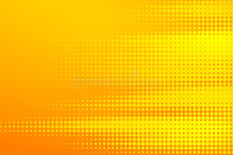 Vintage Style Abstract Halftone Texture Yellow Backdrop Design Stock ...