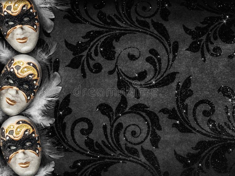 Horizontal Vintage Style Dark Masquerade Background Stock Photos - Free ...