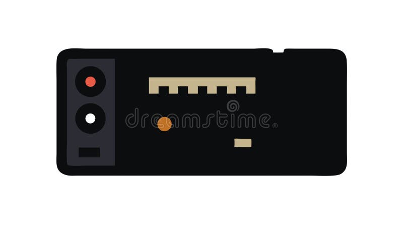 A Vintage Style Ham Radio or Shortwave Radio Receiver Vector, Vector ...