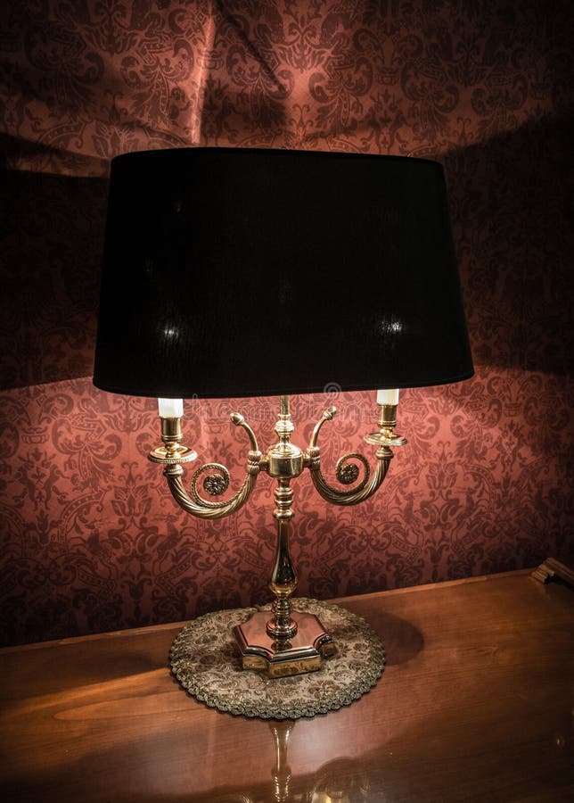 Vintage style lamp stock photo. Image of classic, interior - 37191124