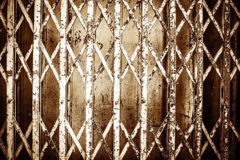 Vintage Style - Old Steel Door Stock Image - Image of shutter ...