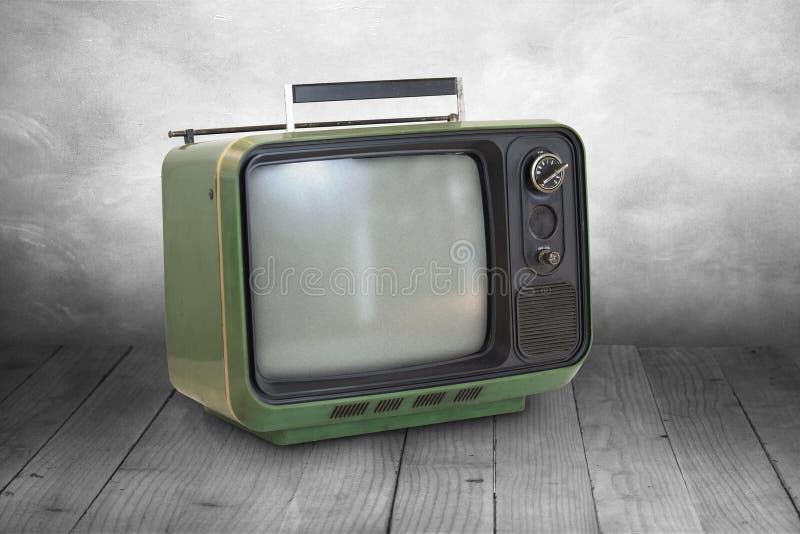 Vintage Style Old Television Stock Image - Image of retro, home: 49935453