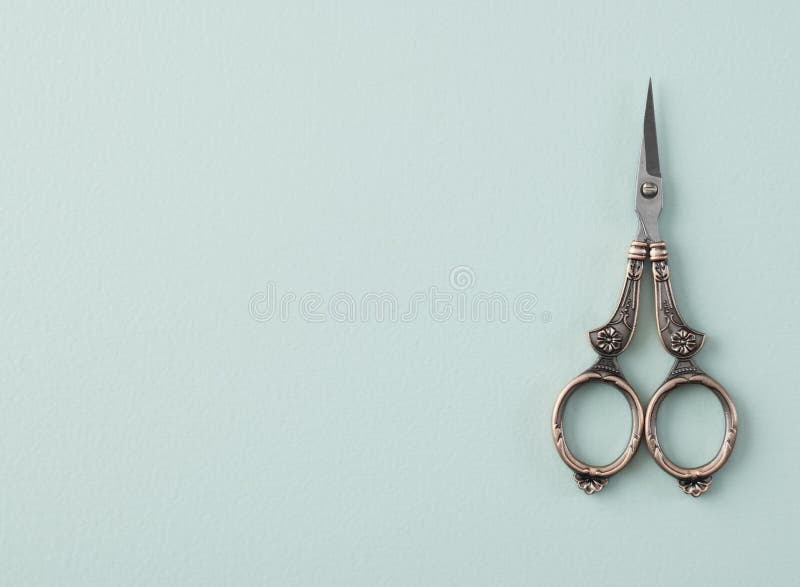 Vintage Style Scissors stock image. Image of tool, solid - 212100279
