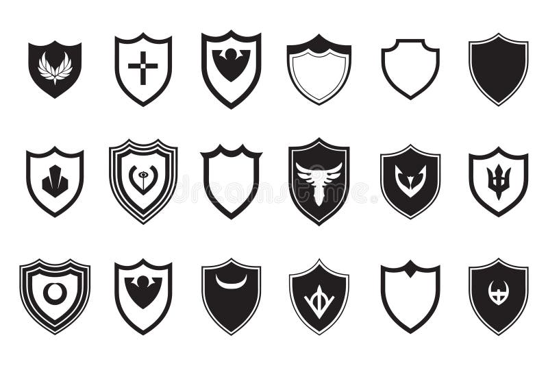 Minimal Shield Stock Illustrations – 25,795 Minimal Shield Stock ...