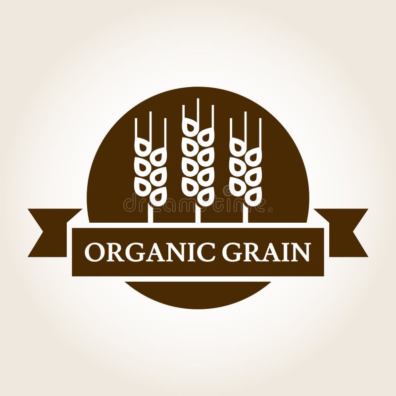 Vintage Style Wheat Label. Vector Logo Design Template Stock Vector ...