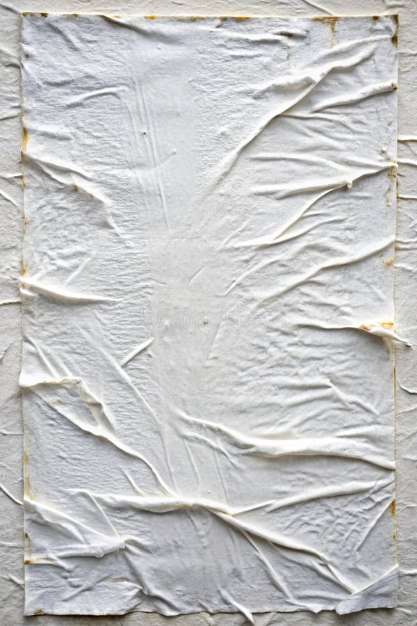 White Wheat Paste Paper Poster Texture Background Stock Illustration ...