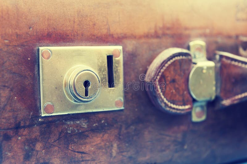 Vintage suitcase stock photo. Image of baggage, case - 54809146