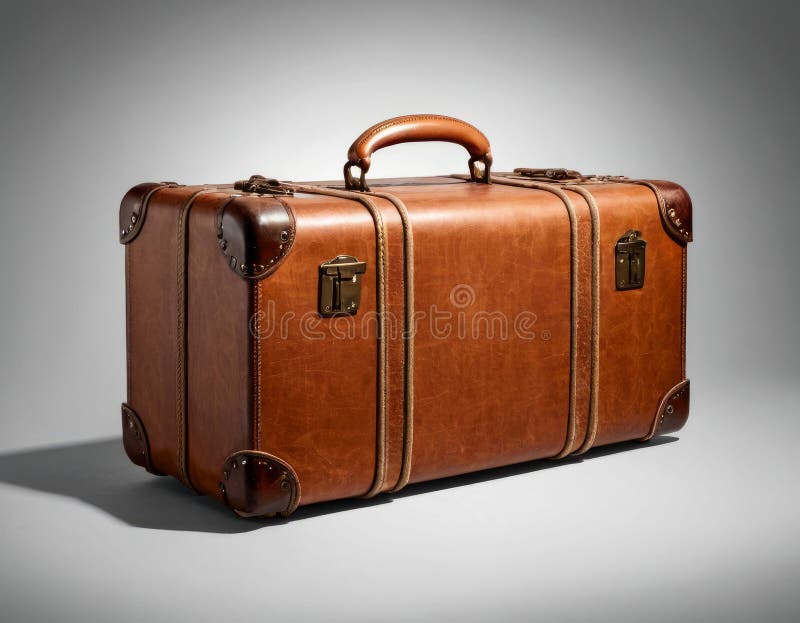 Vintage Suitcase, Retro Luggage, Old Suitcase Close-up Stock Photo ...