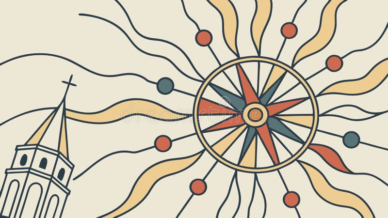 Vintage Sun Compass Rose Stock Illustrations – 281 Vintage Sun Compass ...