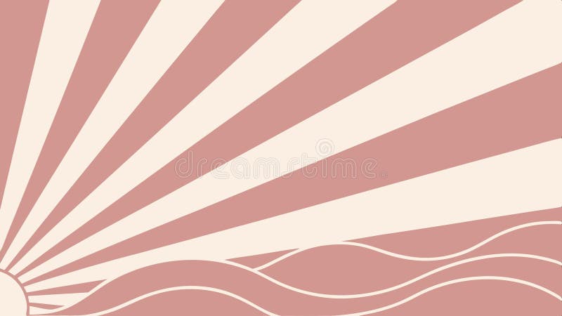 Vintage Sunburst Background Pattern, Retro Radial Design Element Vector ...