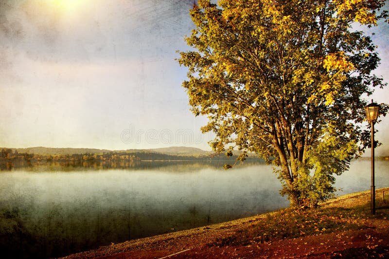 Vintage sunset stock photo. Image of grungy, countryside - 6158136