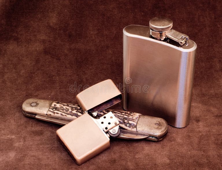 Vintage Survival Kit stock photo. Image of cutlass, camping - 18336384