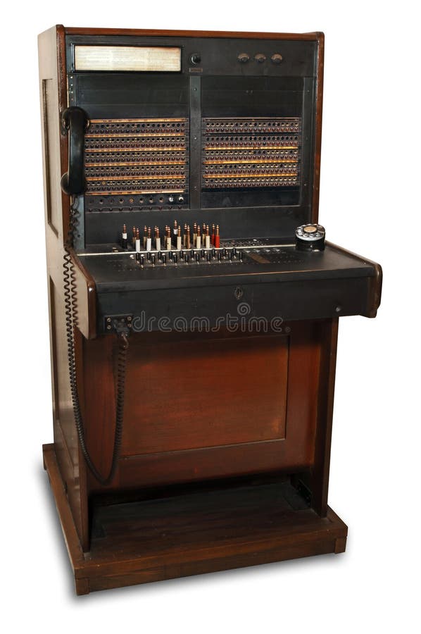 Vintage Telephone Switchboard Stock Photo - Image of fort, numbers: 5667058