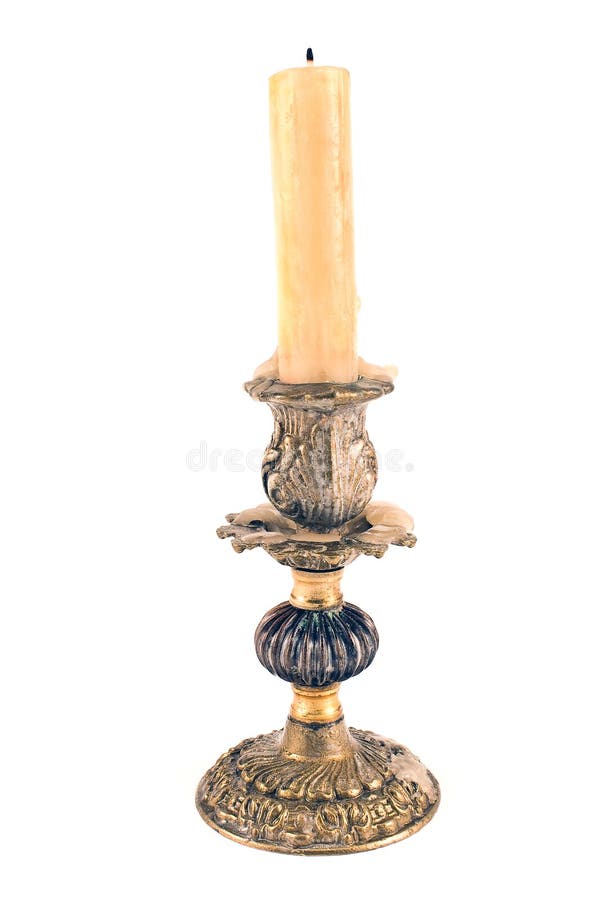 Vintage table candlestick stock photo. Image of table - 29488052