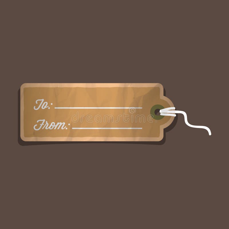 Vintage Tag. Vector Illustration Decorative Design Stock Vector ...