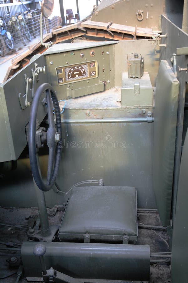 Vintage Tank Control Panel stock photo. Image of green - 1460272