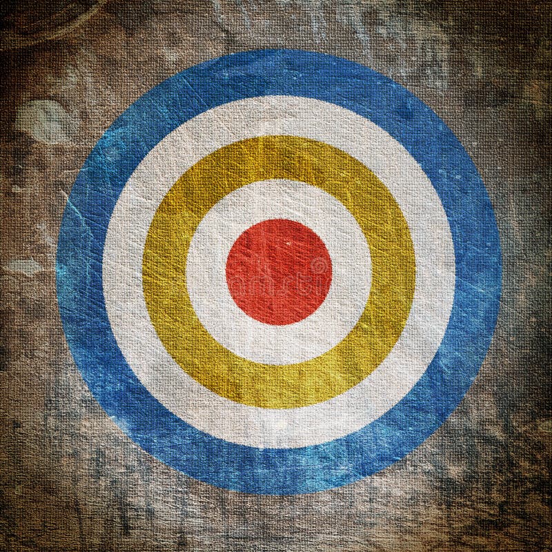 Vintage target stock illustration. Illustration of shot - 13382934