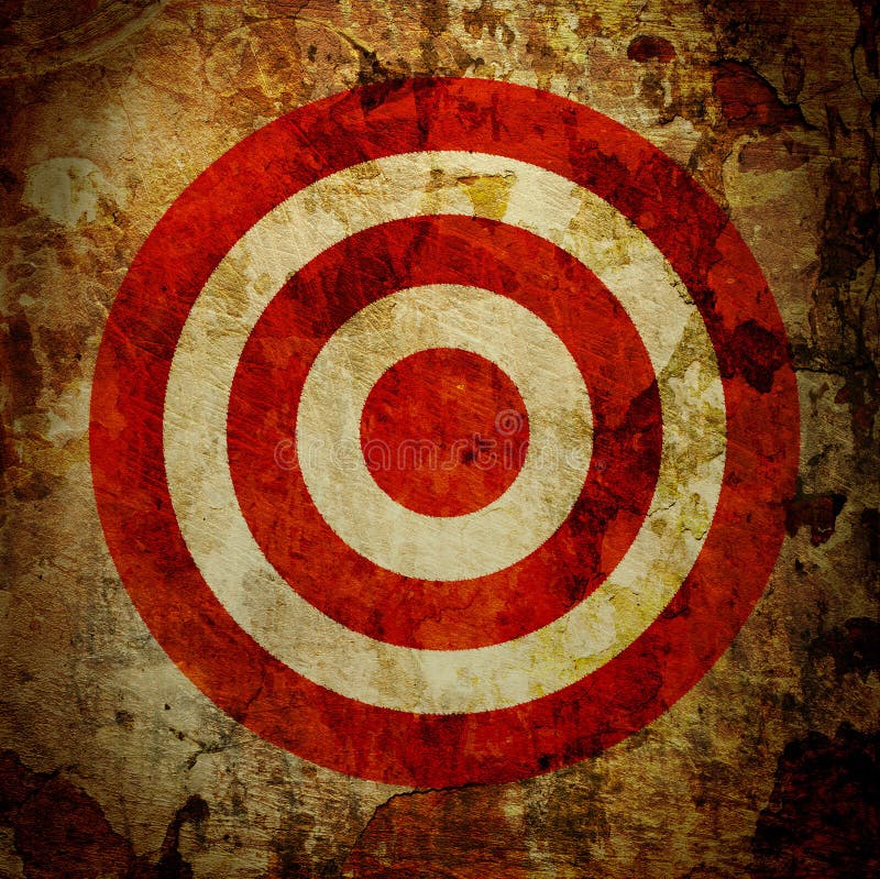 Vintage target stock illustration. Illustration of dirty - 14247213