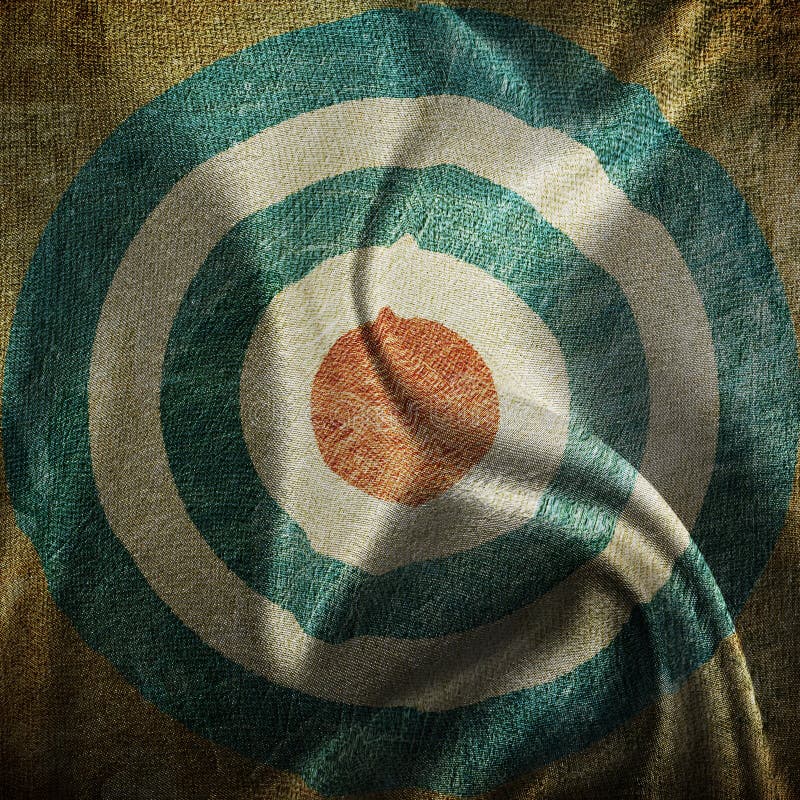 Vintage target stock illustration. Illustration of shot - 13382934