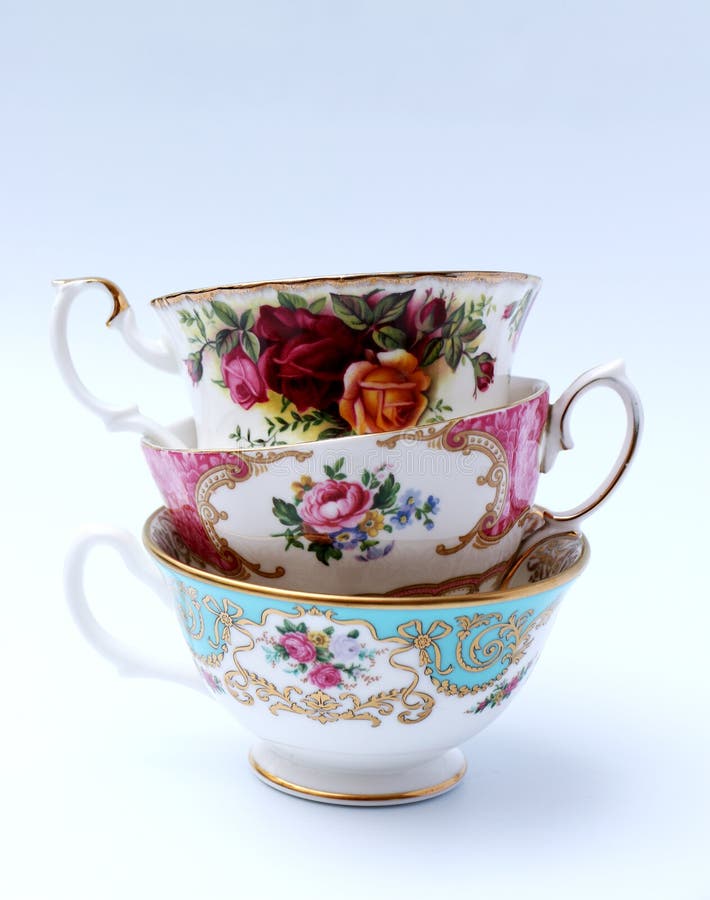833 Stack Vintage Tea Cups Stock Photos - Free & Royalty-Free Stock ...