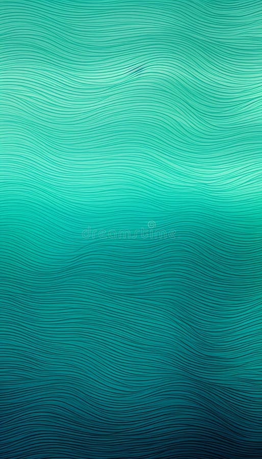 Vintage Teal Abstract Wave Pattern Summer Poster Design with Grainy ...