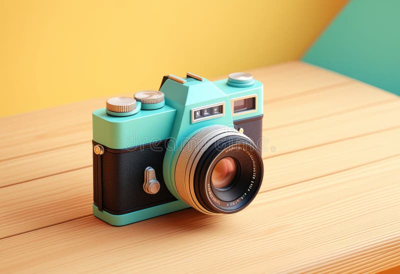 Vintage Camera Teal Wood Stock Photos - Free & Royalty-Free Stock ...