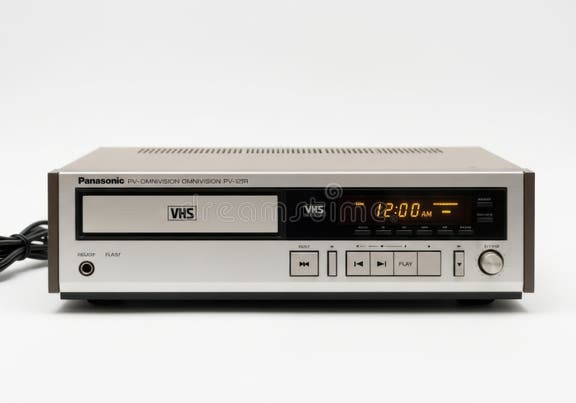 Vintage Technics Stereo Cassette Deck Isolated on White Background ...