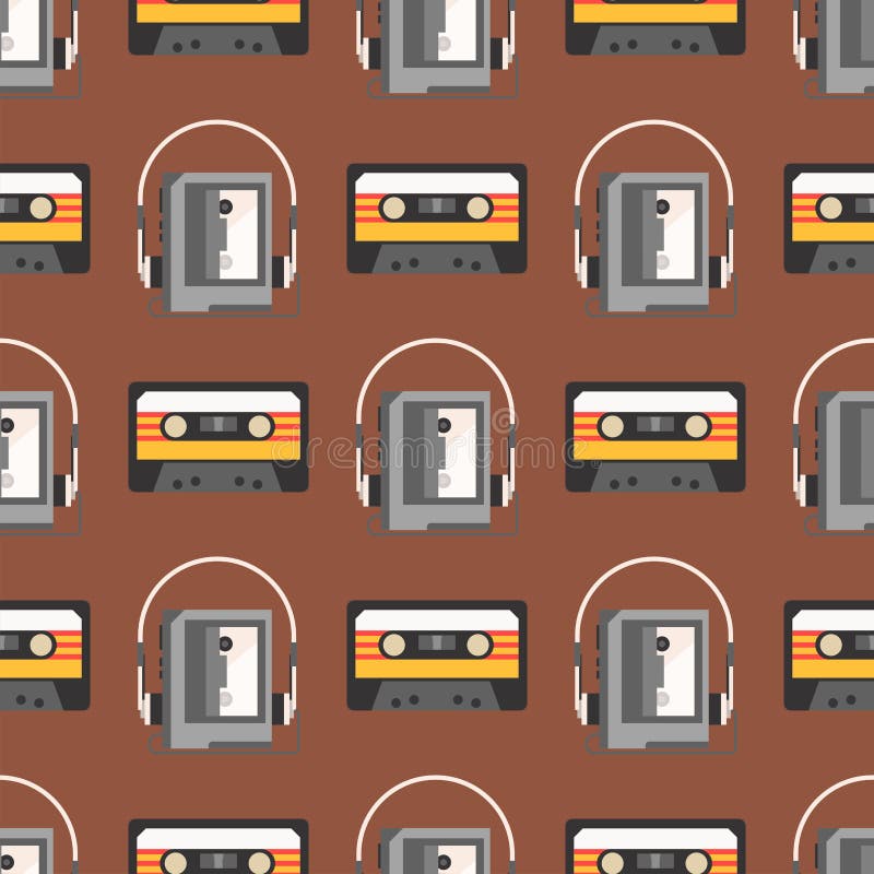 Vintage Technologies Vector Retro Audio Multimedia Entertainment Old ...