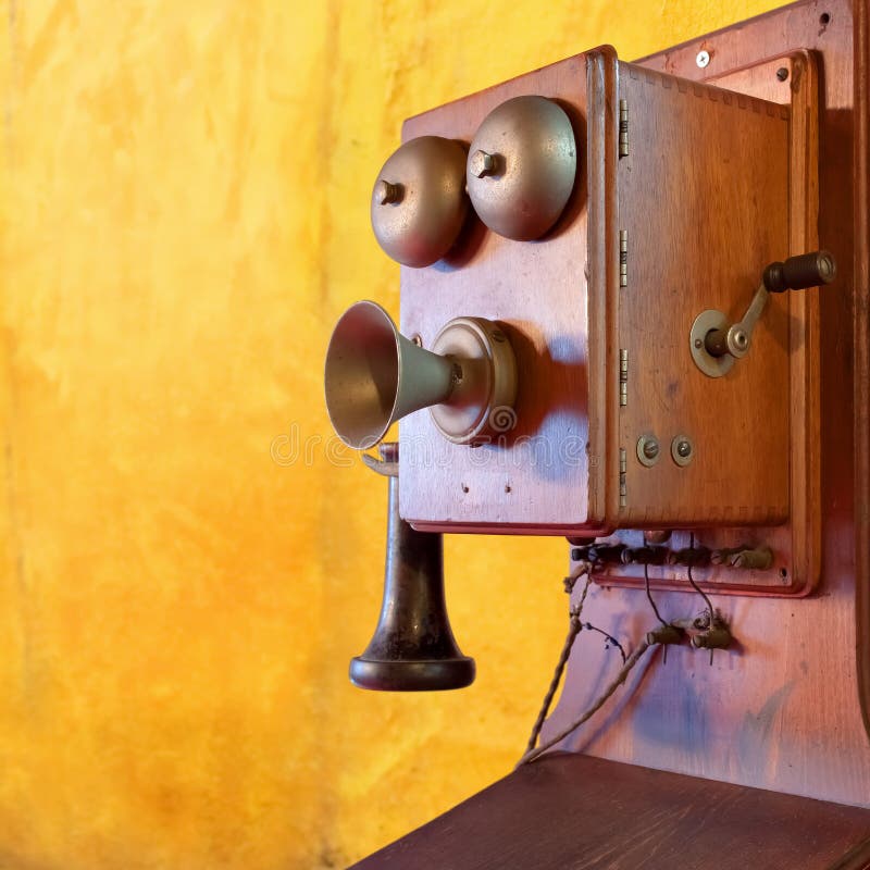 Antique Vintage Telephone Switchboard, Communication Connection Stock ...