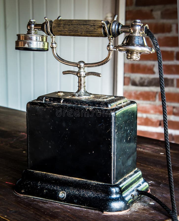 Vintage telephone stock photo. Image of dust, stand, communication ...