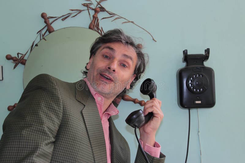 Vintage telephone call stock photo. Image of ringing - 69887486