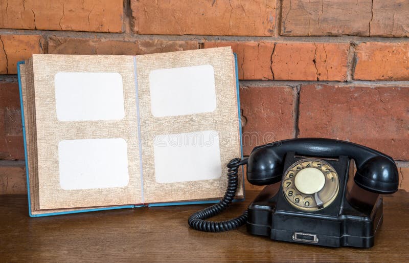 Vintage telephone stock image. Image of call, office - 40951931