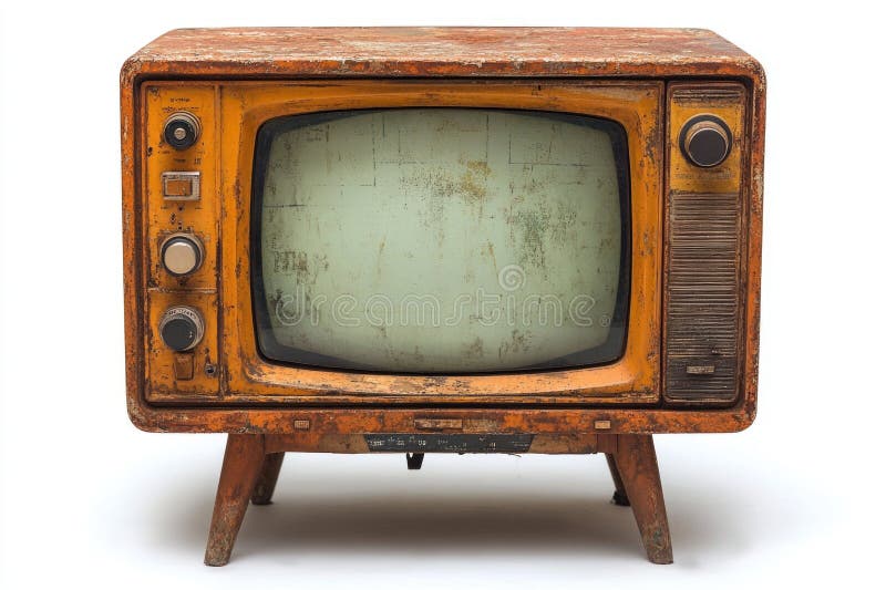 Vintage Television Rusty Screen Stock Photos - Free & Royalty-Free ...