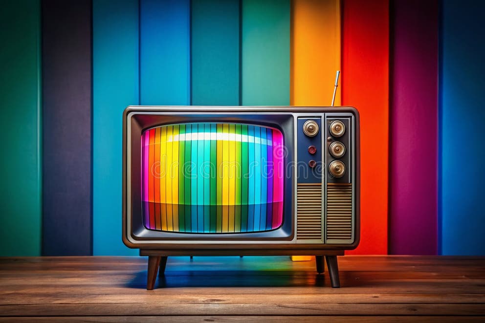 Vintage Television Test Pattern a Nostalgic Look at Broadcast ...