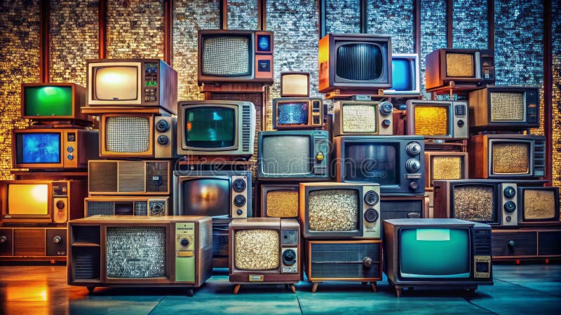 Vintage Televisions a Retro Overload of Fuzzy Static and Nostalgic ...