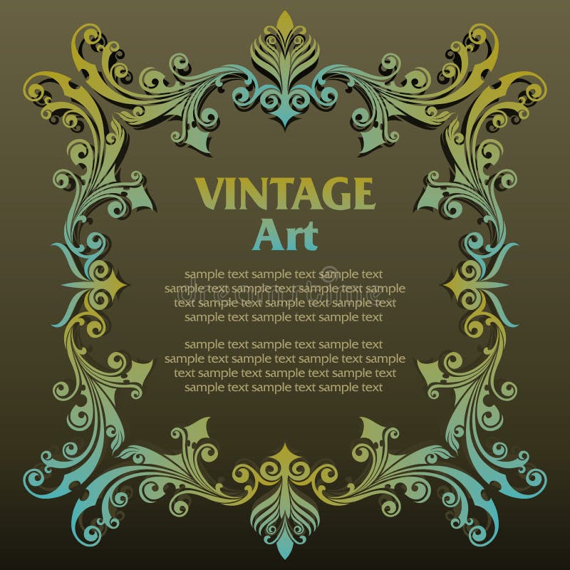 Vintage Template Frame Free Stock Photos & Pictures, Vintage Template ...