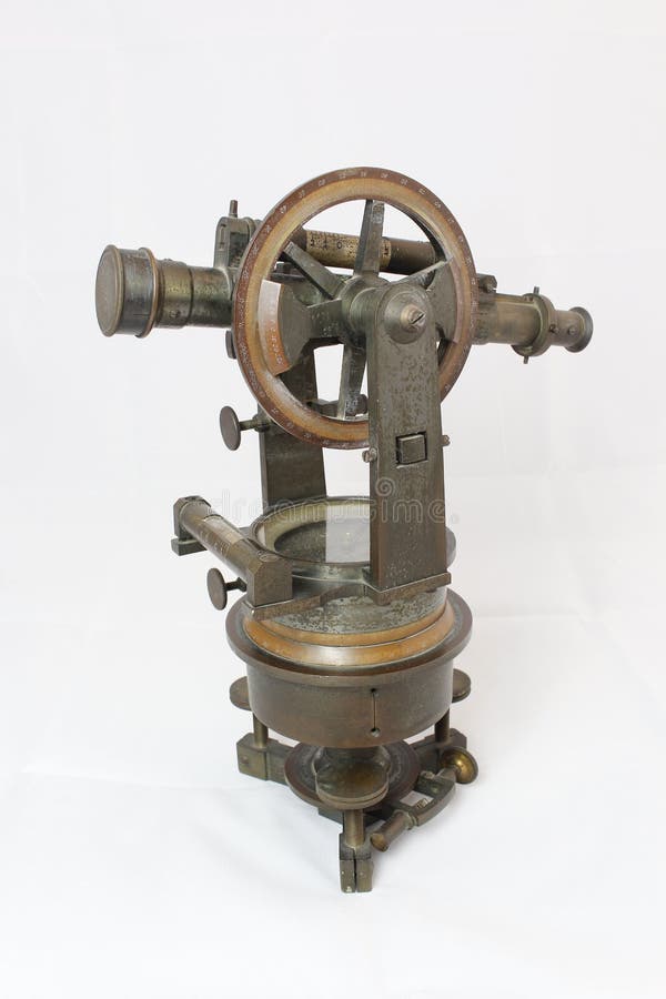 Vintage Teodolite(circa 1920) Stock Photo - Image of circa, engineering ...