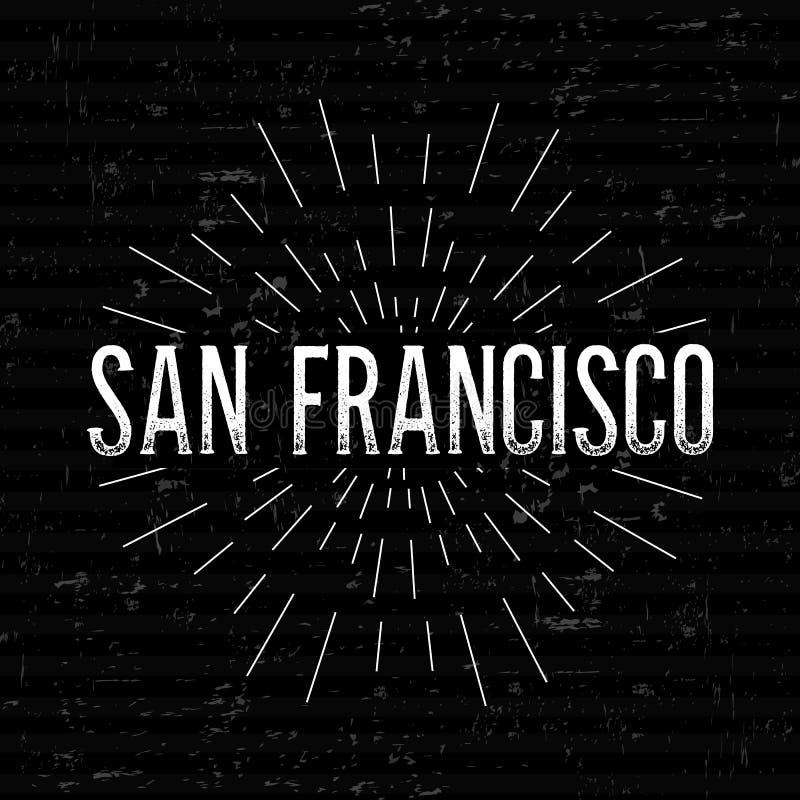 San Francisco Letters Stock Illustrations – 55 San Francisco Letters ...