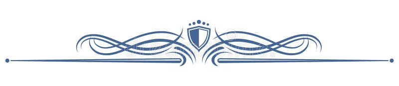 Vintage Text Header. Page Decoration Stock Vector - Illustration of ...