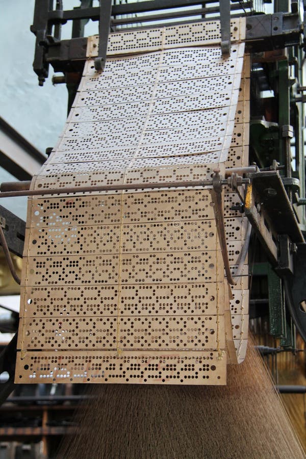 Vintage Textile Machine. stock photo. Image of bobbins - 55045106