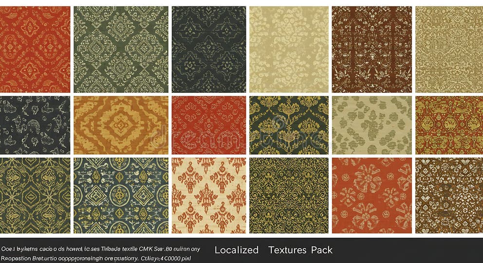 Vintage Textile Patterns Stock Illustrations – 156,716 Vintage Textile ...