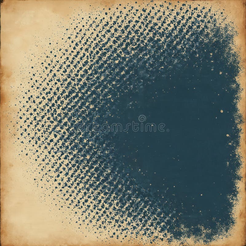Vintage Texture Background with Halftone Dot Pattern Reminiscent of Newspaper Print. Aged Paper ...
