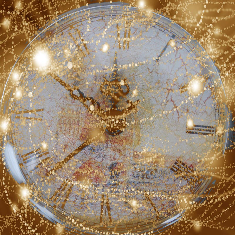 Vintage Texture Background with Watch (time) Stock Illustration ...