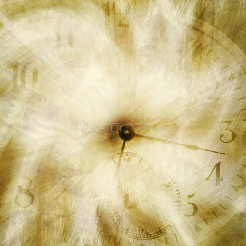 Vintage textured clock stock illustration. Illustration of antique ...