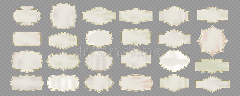Ornamental Label Set Stock Illustrations – 39,477 Ornamental Label Set ...