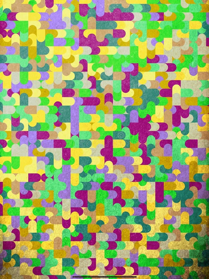 Vintage Textured Pattern. Retro Grunge Poster Design Stock Illustration ...