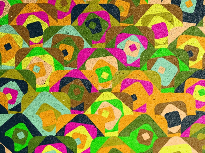 Vintage Textured Pattern. Retro Grunge Poster Design Stock Illustration ...